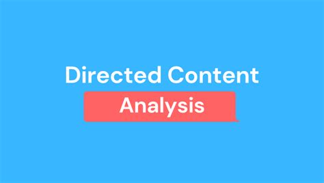 What Is Directed Content Analysis Luminoso