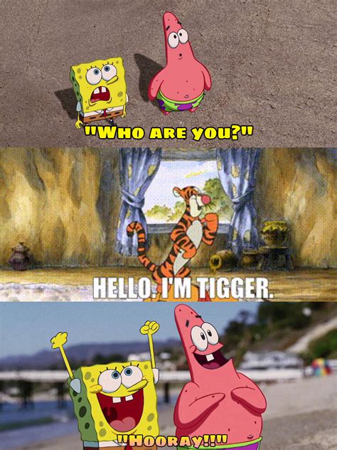 Spongebob And Patrick Meets Tigger By Maxgoudiss On Deviantart