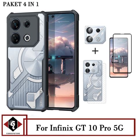 In Casing Infinix Gt Pro G Terbaru Free Tempred Glass Layar Camera Dan Skin Carbon