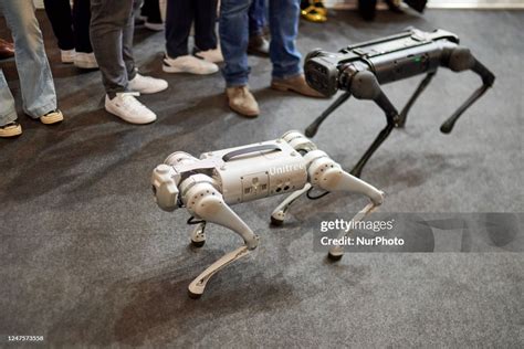 Unitree Robotics Robot During The Mobile World Congress 2023 The