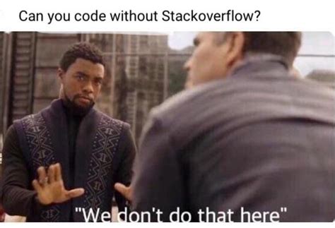 Can You Code Without Stackoverflow Rprogrammerhumor