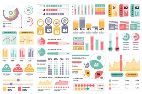 Premium Vector Big Set Infographic Elements Data Visualization Vector
