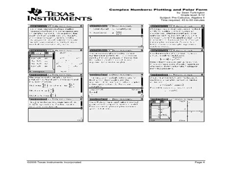 complex numbers plotting and polar form lesson plan for 9th 12th grade lesson planet