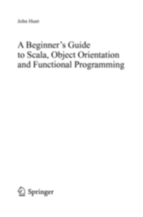 Solution A Beginner S Guide To Scala Object Orientation And Functional