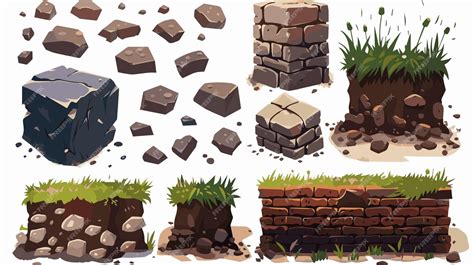 Highquality 2d Game Assets Tilesets Weapons And Buildings Premium Ai Generated Vector