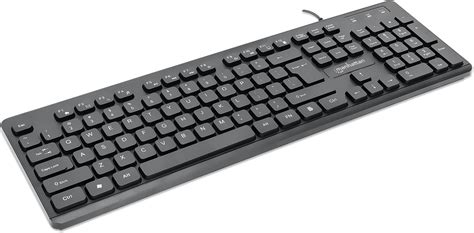 Amazon Com Amazon Basics Wired Keyboard Keyboard Only Pack Black Electronics