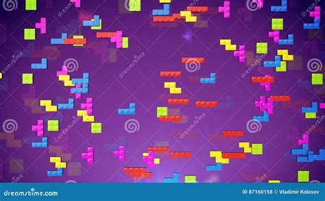 Tetris Stock Illustration Illustration Of Noise Colorful 87160158