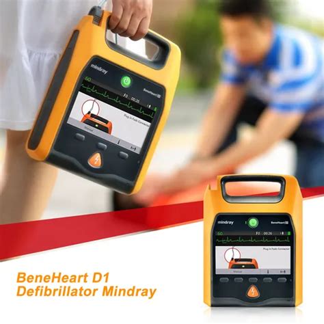 Aed First Aid Medical Defibrillator Monitor Electric Power Source Defibrillation Monitoring
