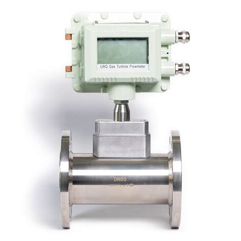Aluminum Alloy LCD Display Natural Gas Turbine Flowmeter China Flow Meter And Flange Turbine