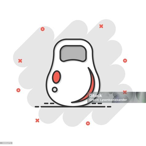 코믹 스타일의 벡터 만화 아령 피트니스 체육관 아이콘 바벨 컨셉 일러스트 일러스트 픽토그램 보디 빌딩 스포츠 비즈니스 스플래시 효과 개념 건강한 생활방식에 대한 스톡 벡터