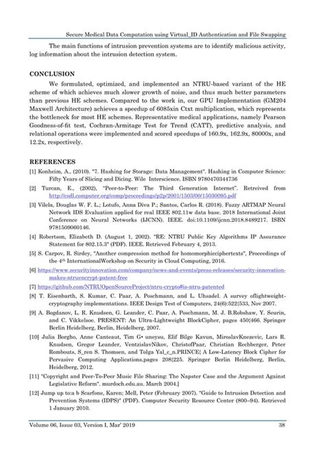 Secure Medical Data Computation Using Virtual ID Authentication And File Swapping PDF