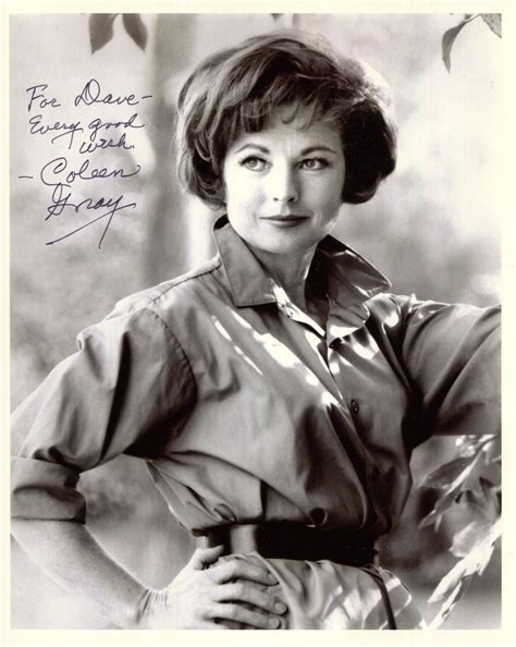 Coleen Gray Hand Signed 8x10 Photo Coa Beautiful Actress To Dave Ebay