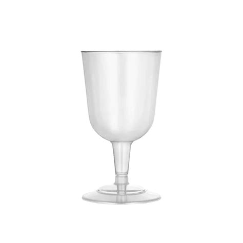 Elegant 5oz Tulip Wine Stemware Disposable Glassware For Events