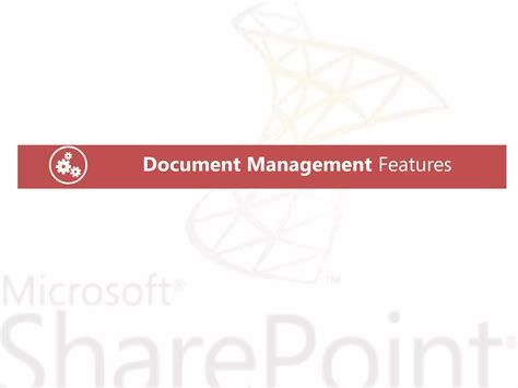 sharepoint as a document management system dms pptx
