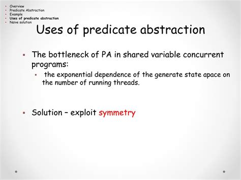 Ppt Symmetry Aware Predicate Abstraction For Shared Variable Concurrent Programs Powerpoint