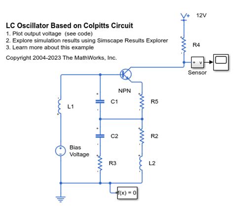 Lc Oscillator Based On Colpitts Circuit Matlab Simulink