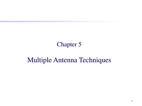 Ppt Multiple Antenna Techniques 1 Introduction 2 Introduction In
