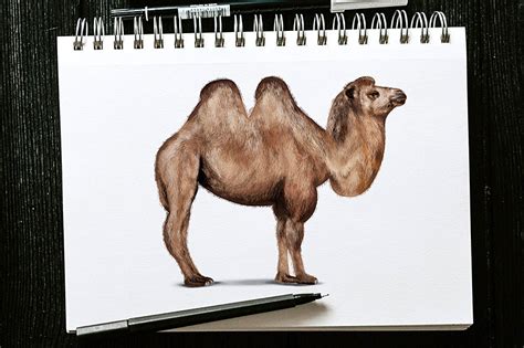 How To Draw A Camel Easy Camel Drawing Step By Step