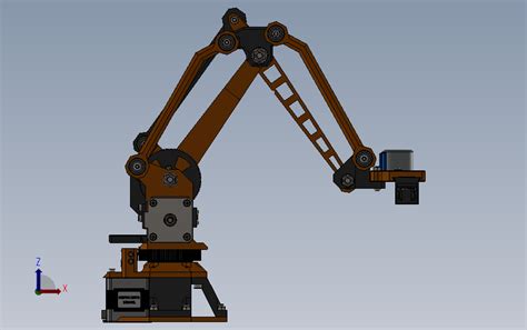 机械臂 Solidworks 2021 模型图纸下载 懒石网