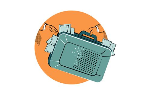 뇌물수수와 관련된 권력자들에 의한 부패 부정직 또는 부정행위의 개념 벡터 일러스트레이션 부정 부패에 대한 스톡 벡터 아트 및 기타 이미지 부정 부패 2명 가득 찬