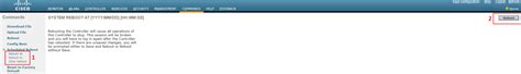 reboot or restart cisco wlc and access points cli and gui edledge