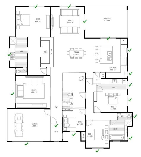 Apartment Exit Plan EdrawMax Free Editable Template Evacuation Plan