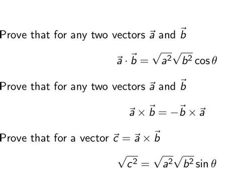 Solved Prove that for any two vectors ã and b ã Va V b Chegg com