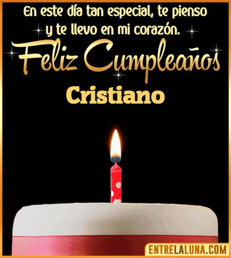 Feliz Cumpleaños Cristiano  🎂 【felicidades Cristiano 】🎉