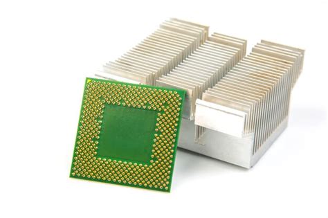 Premium Photo Chipset And Heatsink For Computer Electronic Component