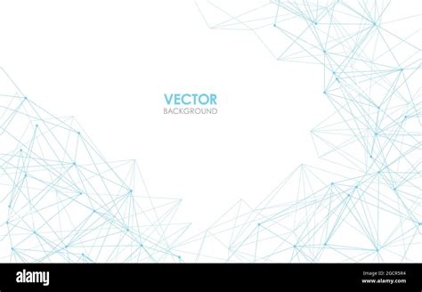 Connected Lines And Dots On White Background Vector Illustration Stock Vector Image And Art Alamy