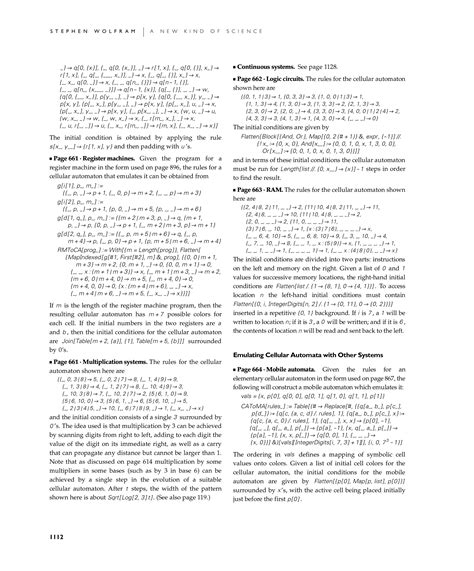 Notes For Emulating Cellular Automata With Other Systems A New Kind Of