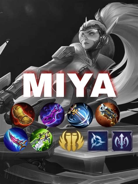 Miya Build Ml Heroes Miya Anime Best Friends Miya Mobile Legends