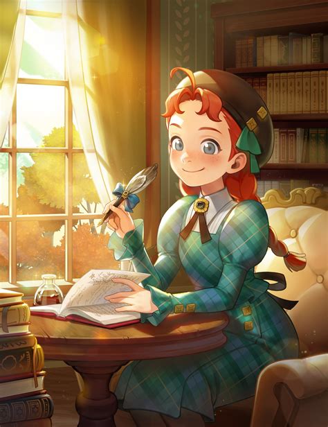 Oh 앤 셜리 커스버트의 다섯 번째 편지 💌 반가워요 요정님🧚‍♀️ 앤이에요 요정님께 즐거운 소식을 전해 드릴 생각에 벌써 설레요 요즘 저는 물씬 풍겨오는