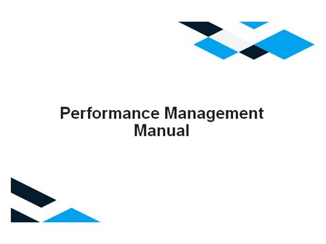 Performance Management Manual Toolkit