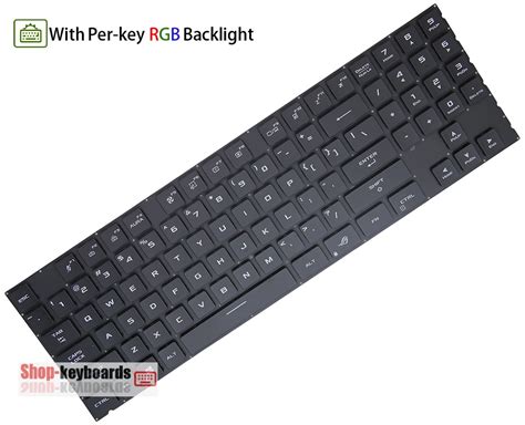 Asus Rog Zephyrus S17 Gx703hr Xs92 Ca Laptop Keyboard Replacement Us