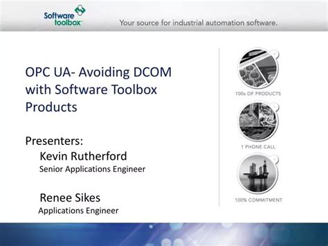 Ppt Opc Ua Avoiding Dcom With Software Toolbox Products Powerpoint