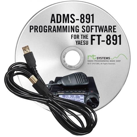 RT Systems Original ADMS Yaesu fT 891 USB Programming Software Amatørradio Yaesu programvare