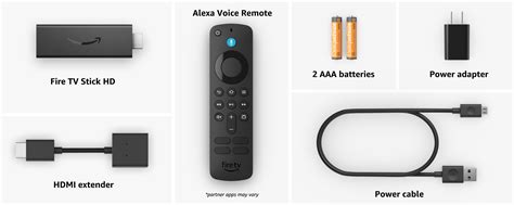 Amazon Fire Tv Stick Hd Streaming Device Bundle With Alexa
