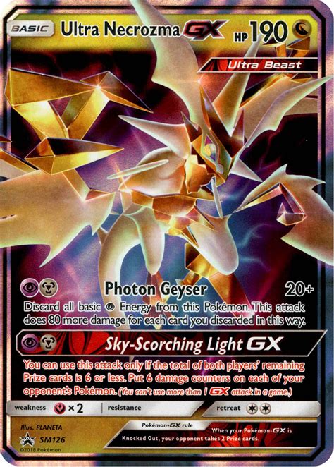 Ultra Necrozma Gx Sm126 Sun And Moon Promo Card Cavern Trading