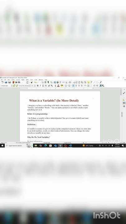 What Is Variables In Python Python Pythontutorial Pythonforbeginners Python3 Youtube