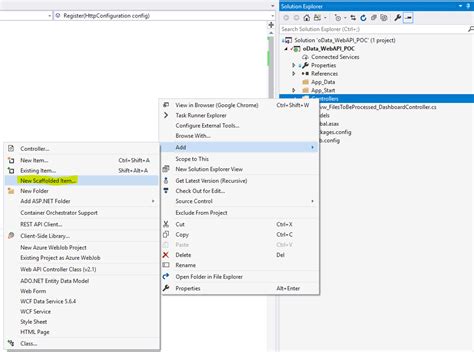 Web Api Coding My Webapiconfigcs For A Database First Odata