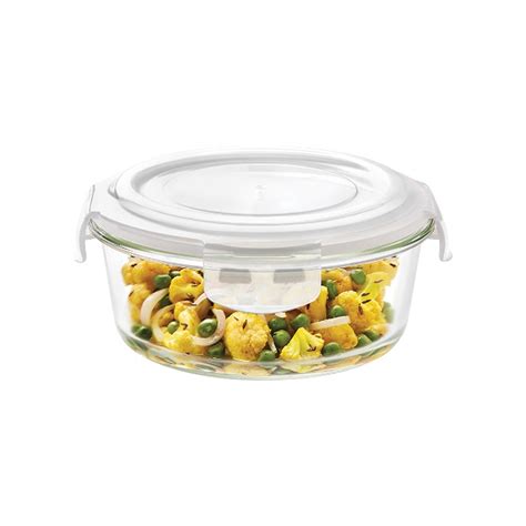Borosil Borosilicate Glass Round Container Set 950 Ml Price Buy Online At Best Price In India