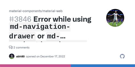 error while using `md navigation drawer` or `md navigation drawer modal` · issue 3846