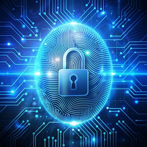Premium Photo Internet Security Fingerprint Scanning Unlock And
