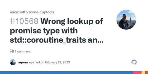 Wrong Lookup Of Promise Type With Std Coroutine Traits And Non Static Member Functions Issue