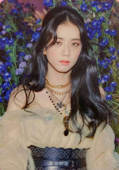 Blackpink Jisoo金智秀花海系列小卡扫图 高清图片，堆糖，美图壁纸兴趣社区