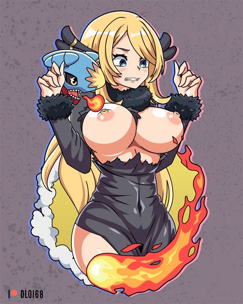 Cynthia X Garchomp By Dlo168 Hentai Foundry