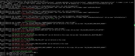 Make Error When Compling Collabora Online