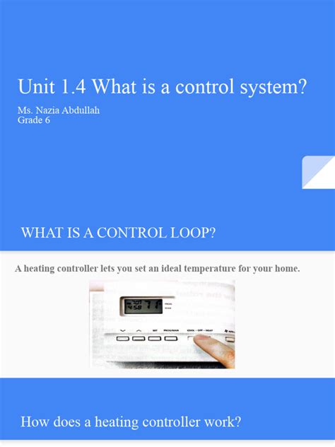 Unit 14 Control Systems Pdf