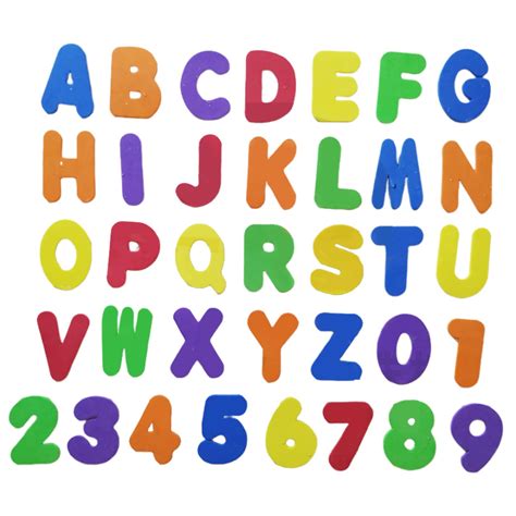 36 Pcs Bath Letters And Numbersremovable Foam Bath Letters Creative